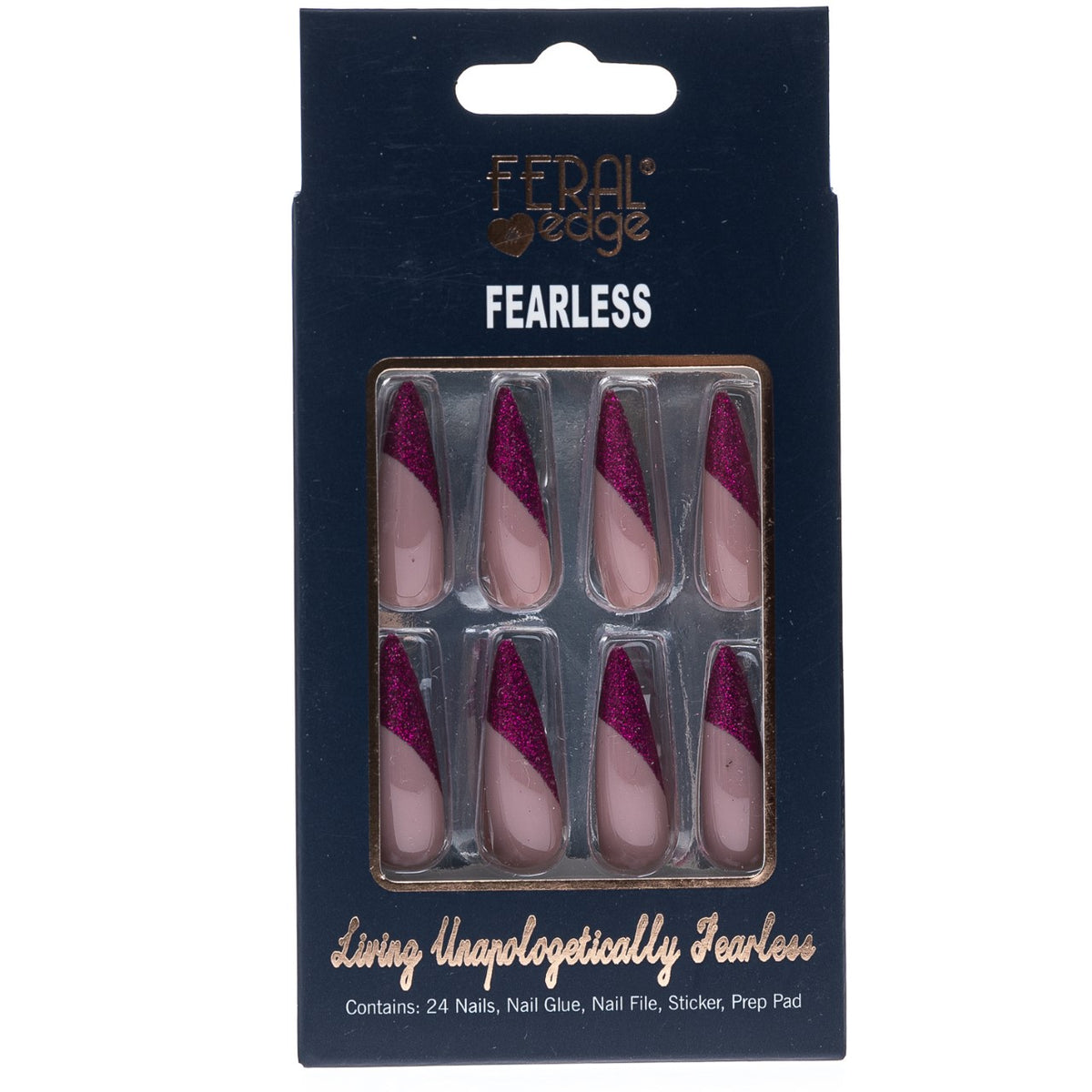 FEARLESS FLIRTY STILETTO GAL NAIL SET | Feral Edge